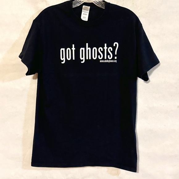 Vintage | Shirts | Americas Most Haunted Got Ghosts Black Short Sleeve Tee T Shirt | Poshmark